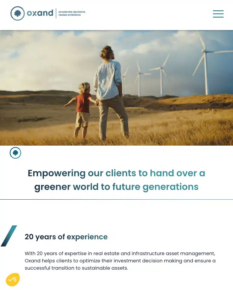 Webmaster freelance Paris | Oxand